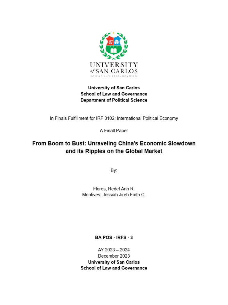 Ipe Final Paper | PDF