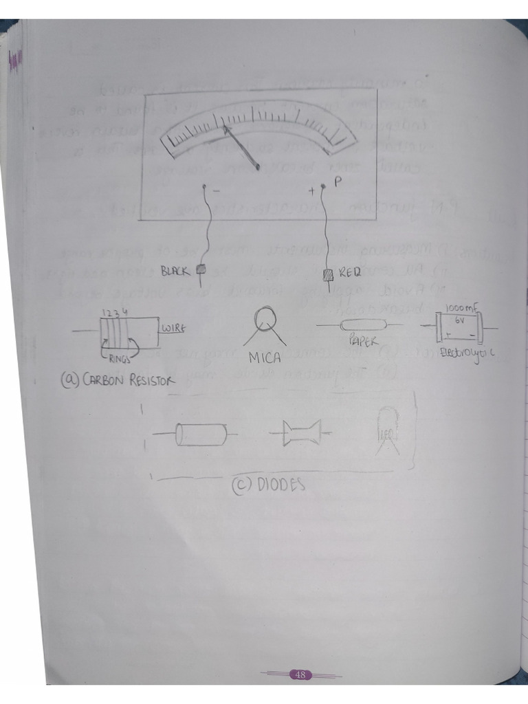 Activity 1-To Identify A Diode, An LED, A Resistor and A Capacitor From A Mixed Collection of ...