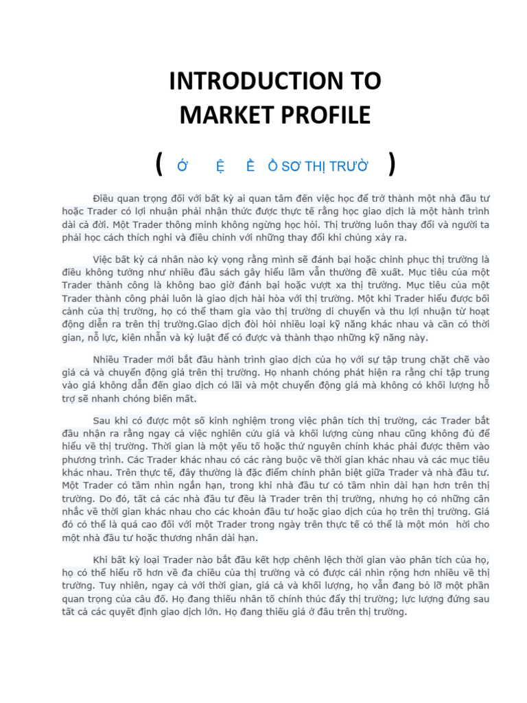 TPO - Market ProFile | PDF