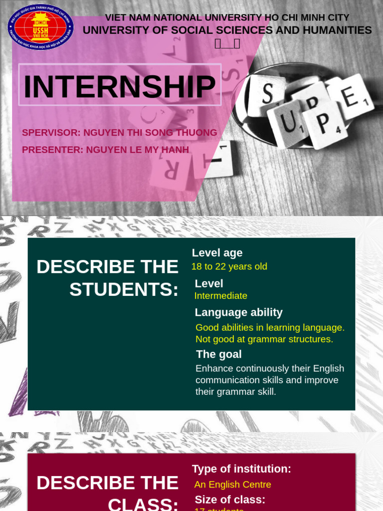 My Hanh - Internship | PDF