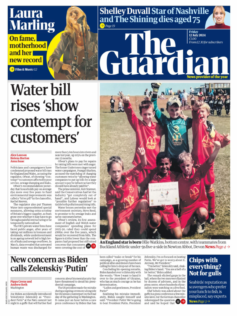 The Guardian 12 July 2024 Freemagazines Top Pdf