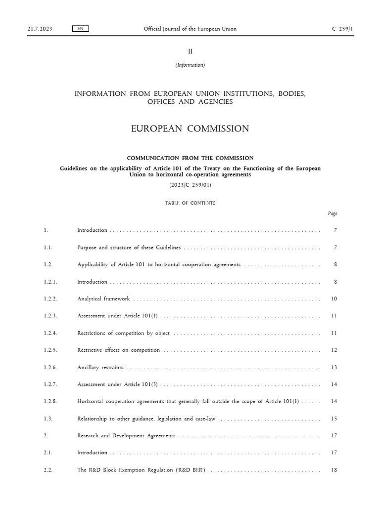 EU Guidelines | PDF