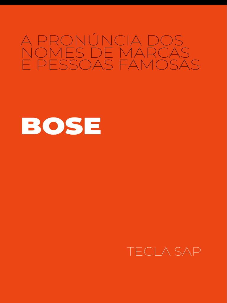 BOSE | PDF