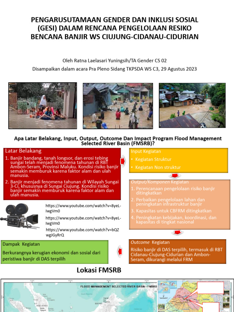 Rekomendasi GESI Dalam FRMP Utk Pleno TKPSDA | PDF