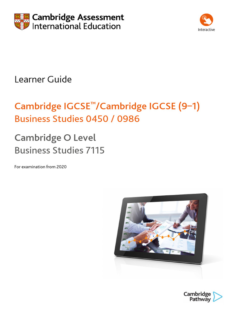 0450 Learner Guide (For Examination From 2020) | PDF