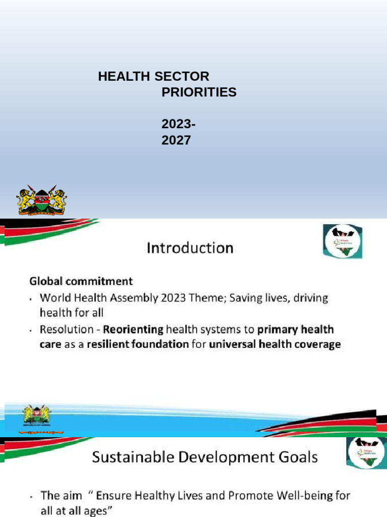 Health Priorities BETA and MOH Plans | PDF | Social Programs | Human ...