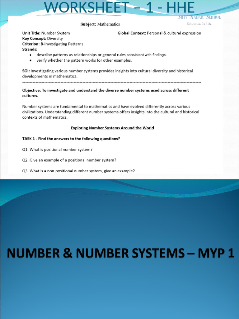 Number System 1 | PDF