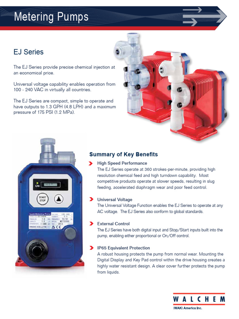 Dosing Pump Brochure | PDF