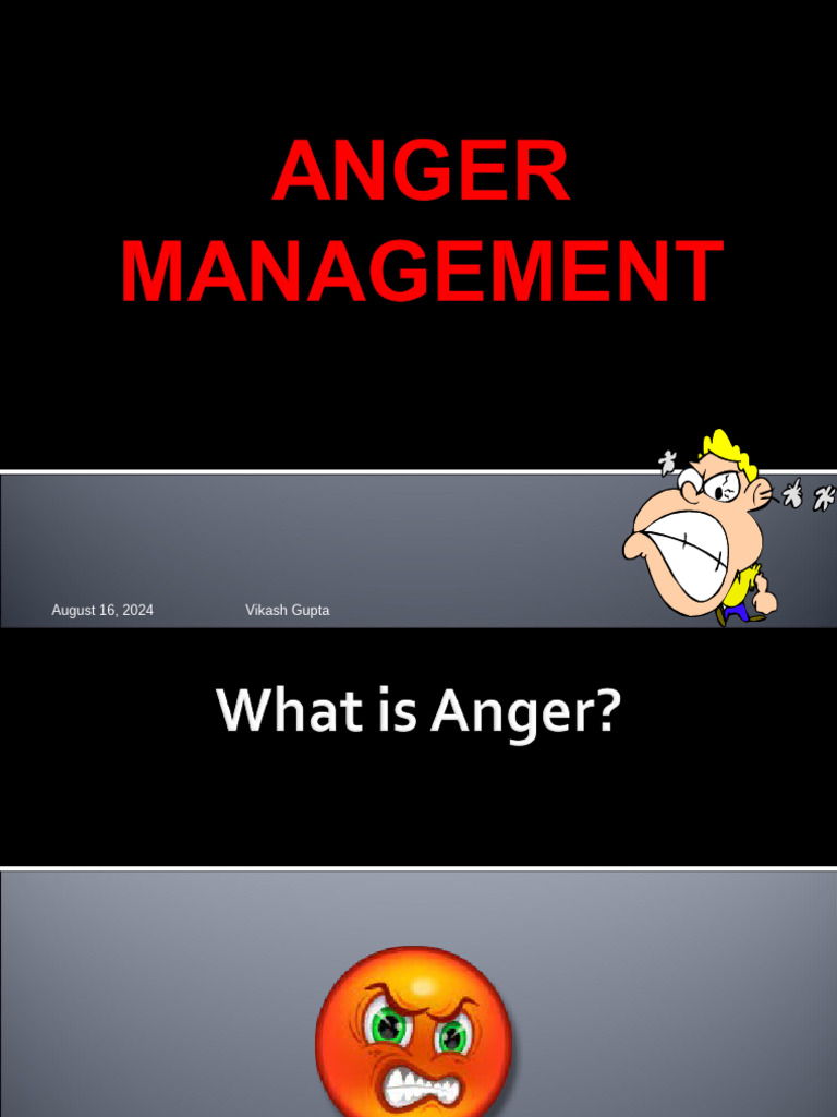 Anger Management | PDF