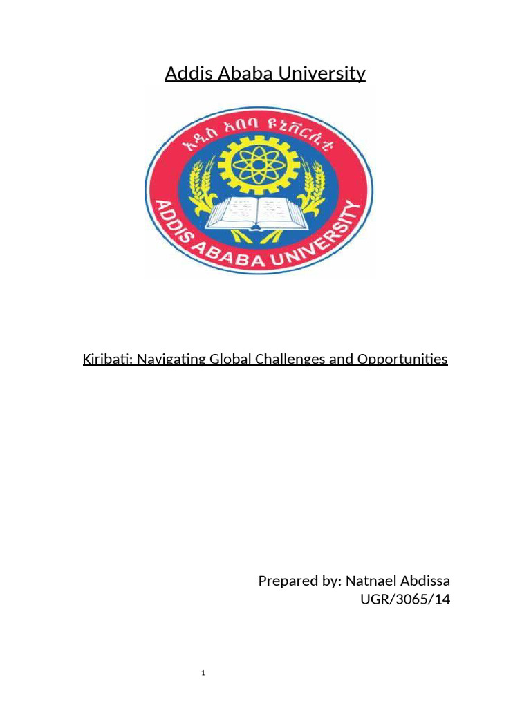 Addis Ababa University | PDF