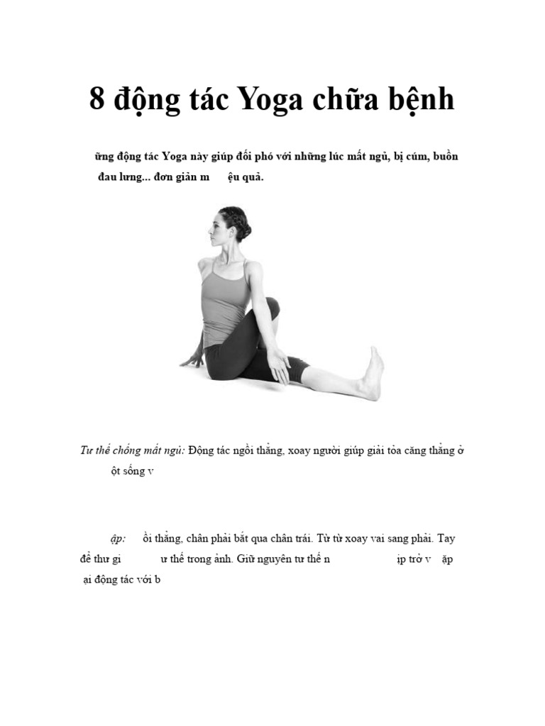 #5. 8 - Dong - Tac - Yoga - Chua - Benh - Cửu Tùng | PDF