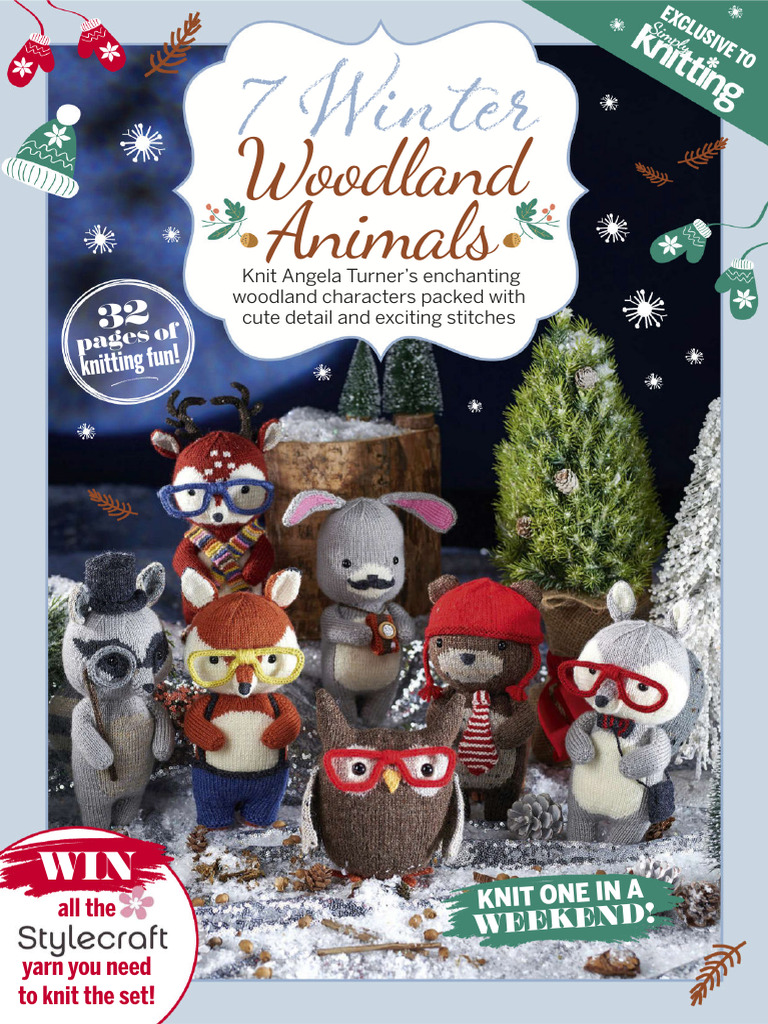 Hướng dẫn đan 7-winter-woodland-animals | PDF