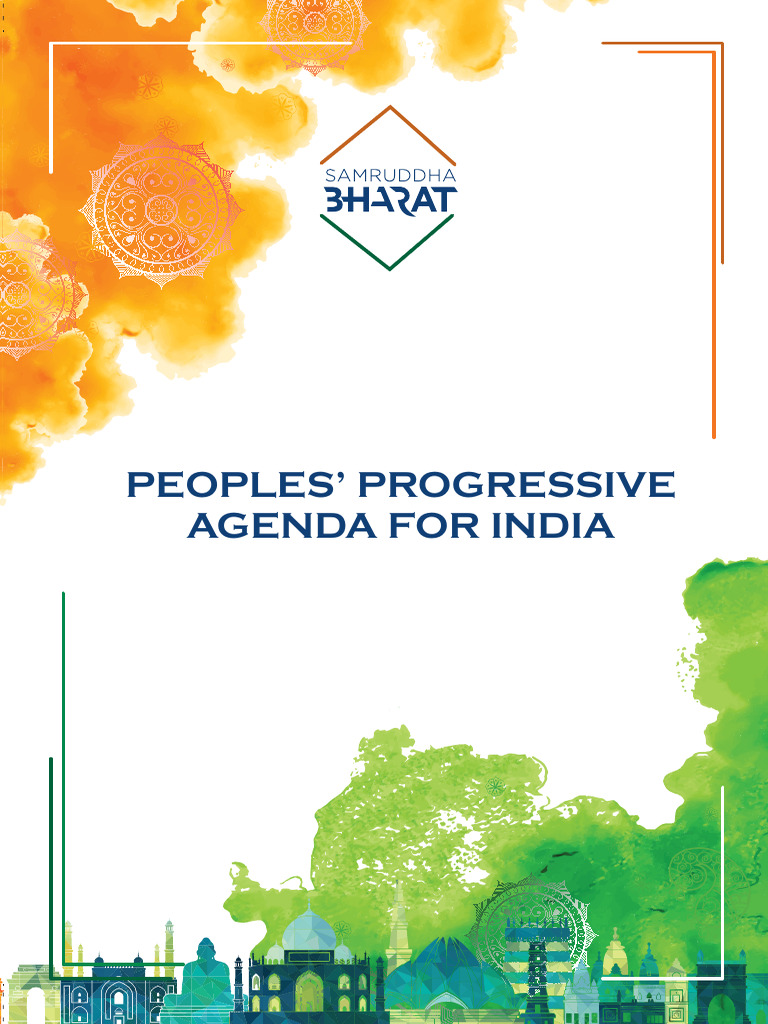 Peoples Progressive Agenda For India | PDF