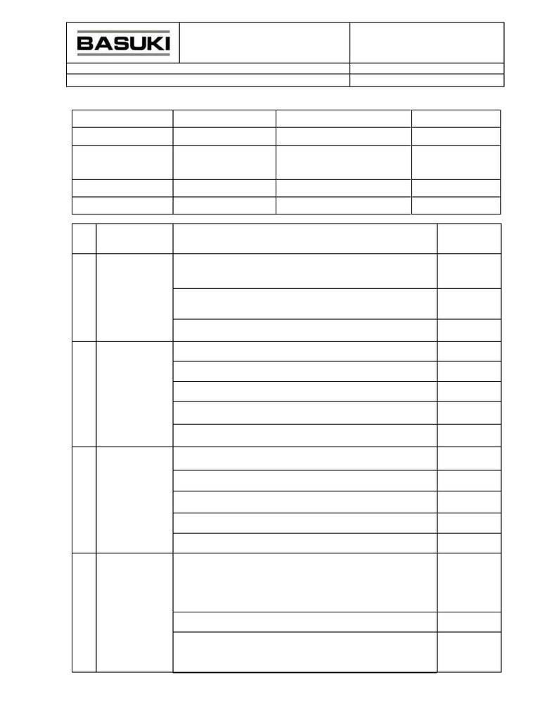 Crane Inspection Form BPE | PDF