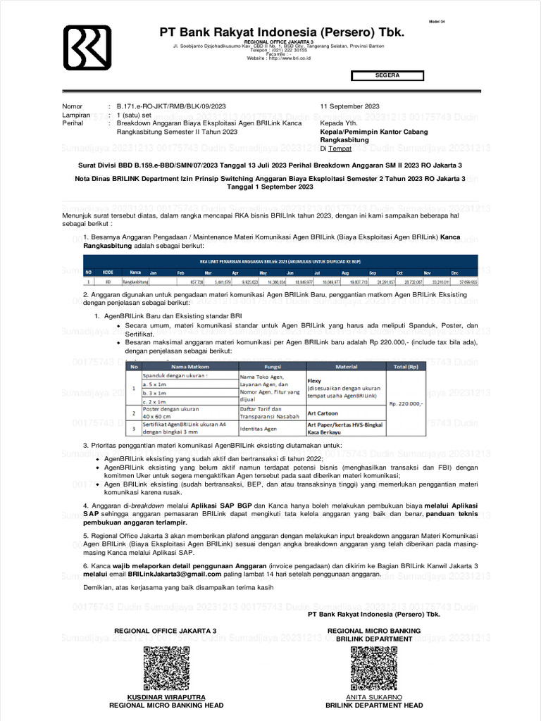 Ekspolitasi Brilink 2 THN 2023 | PDF