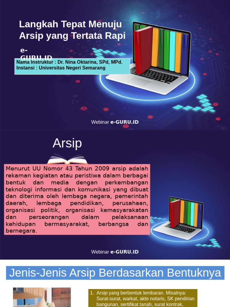 Langkah Tepat Menuju Arsip Yang Tertata Rapi | PDF