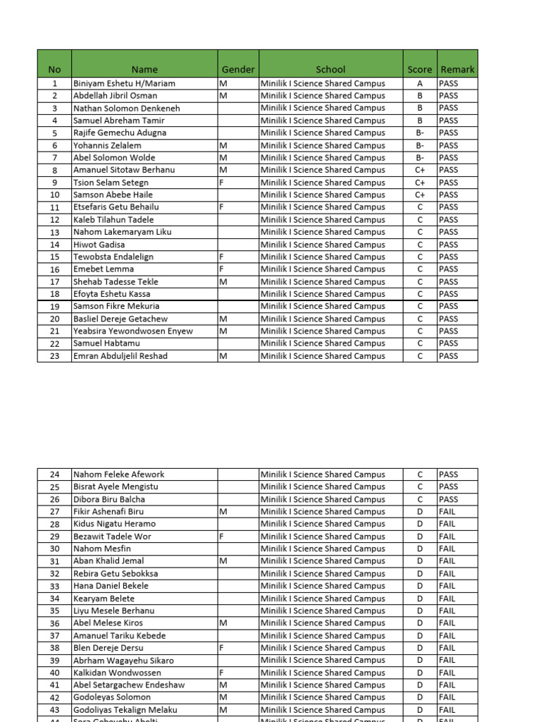 Minilik I Science Shared Campus | PDF