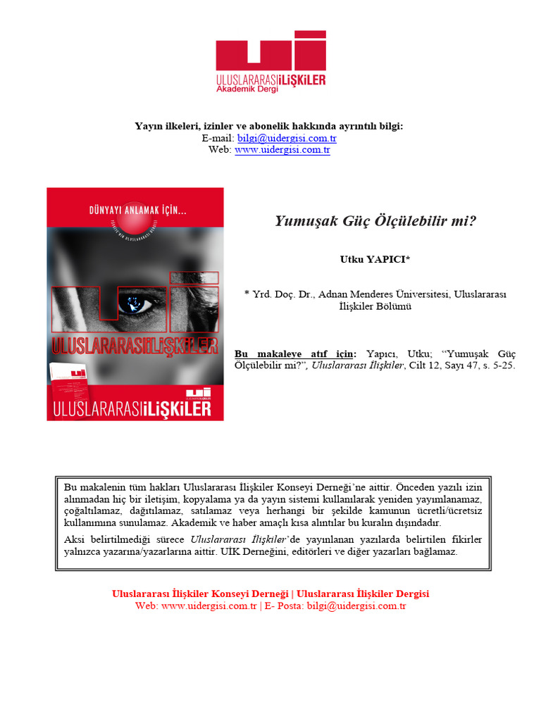 Yumusak Guc Olculebilir Mi | PDF