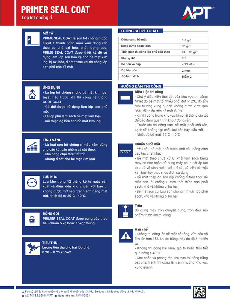 Primer Seal Coat - TCCS.32 - 18.10.2021.TV | PDF