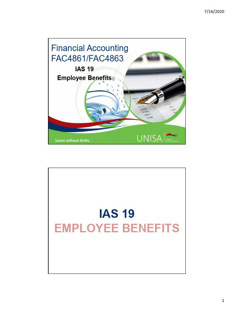 IAS 19 Employee Benefits | PDF