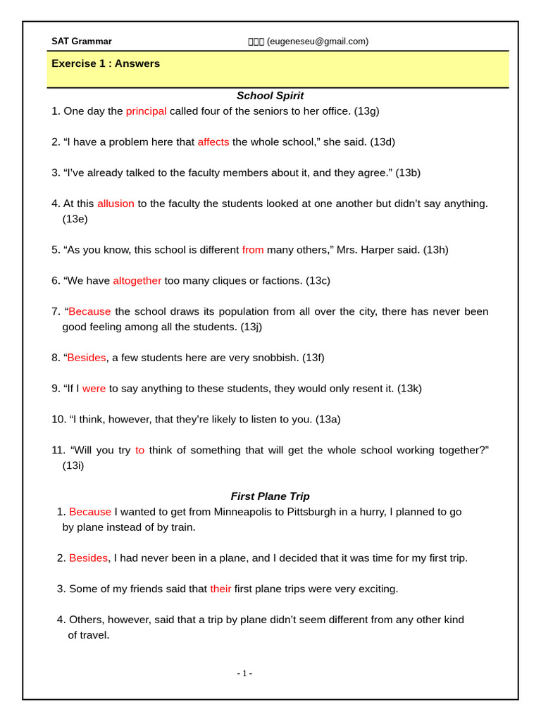 Unit 6 - Answers | PDF