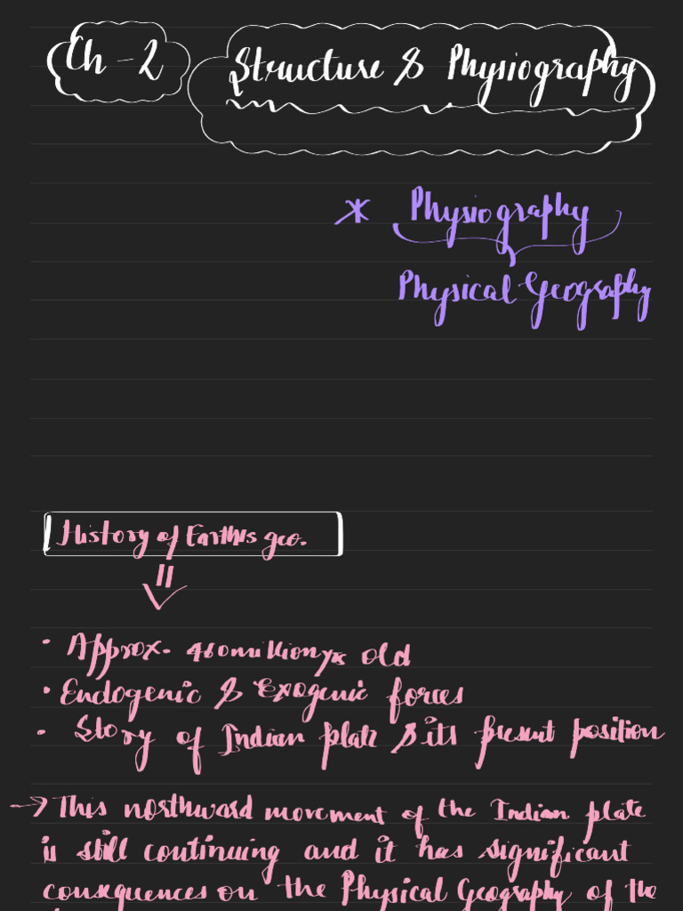 Ch-2 Structure and Physiography | PDF