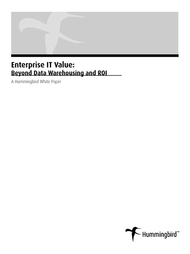 Beyonddatawarehousing Whitepaper EN | PDF