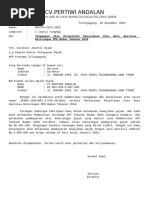 Contoh Surat Tanggapan SPHP | PDF