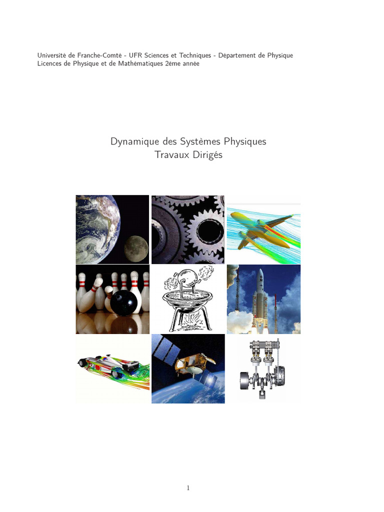 TD - Dynamique Des Systèmes | PDF