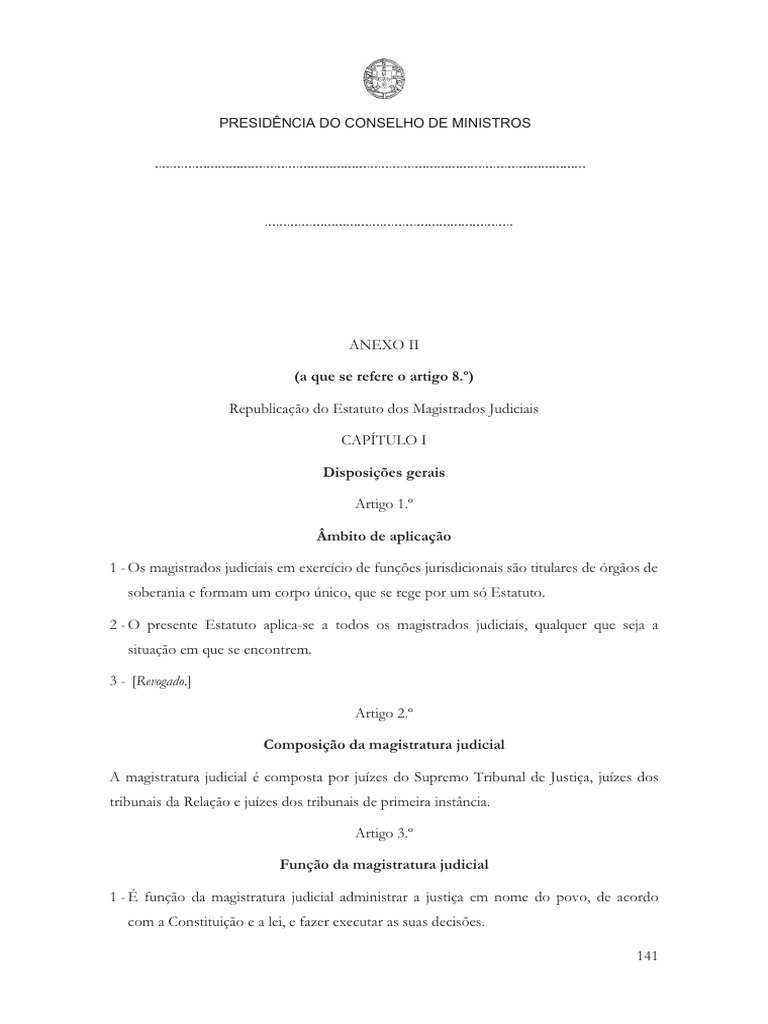 Asjp Estatuto Dos Magistrados Judiciais | PDF