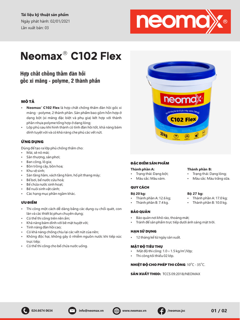 Neomax C102 Flex | PDF