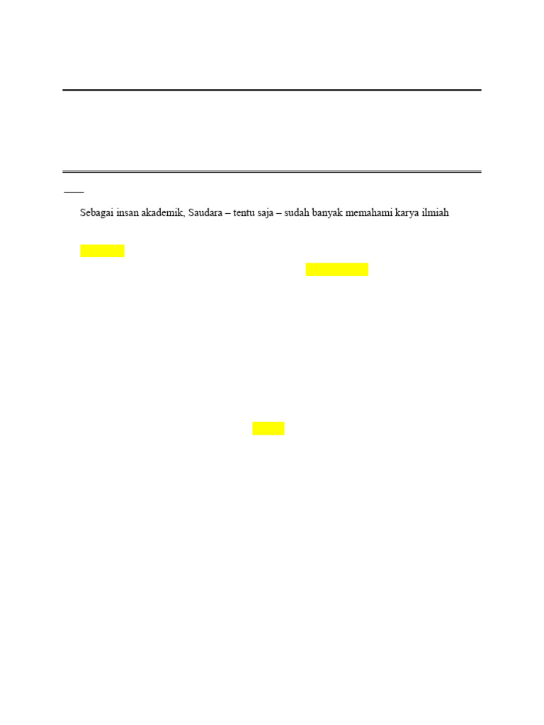 Soal Dan Jawaban Ujian Akhir Semester Mata Kuliah Bahasa Indonesia Semester 1 | PDF