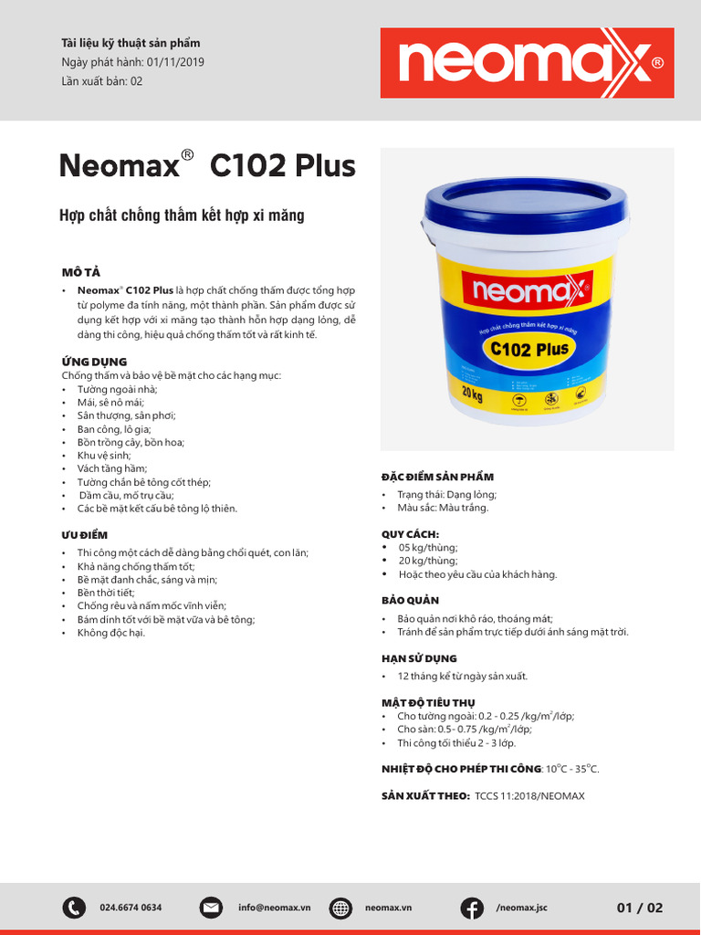 Neomax C102 Plus | PDF