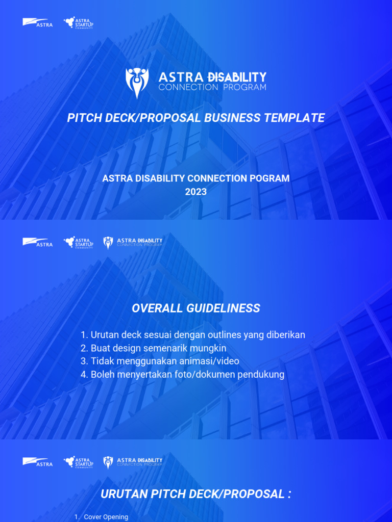 Panduan Proposal Bisnis ADCP 2023 | PDF