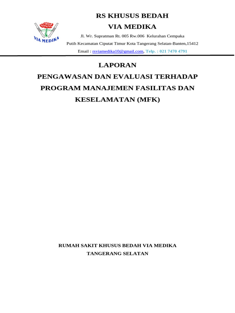 MFK 2 - EP2 - LAPORAN-pengawasan-Evaluasi-MFK | PDF