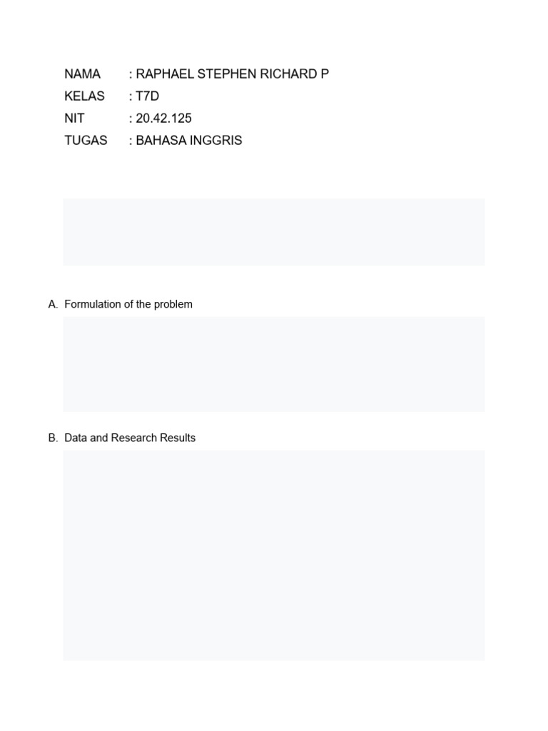 Raphael Stephen Tugas BHS Inggris | PDF