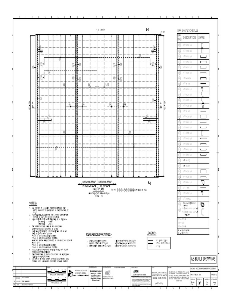 Aecom NH 6 STR MNB 451+526 Reinf 01 | PDF