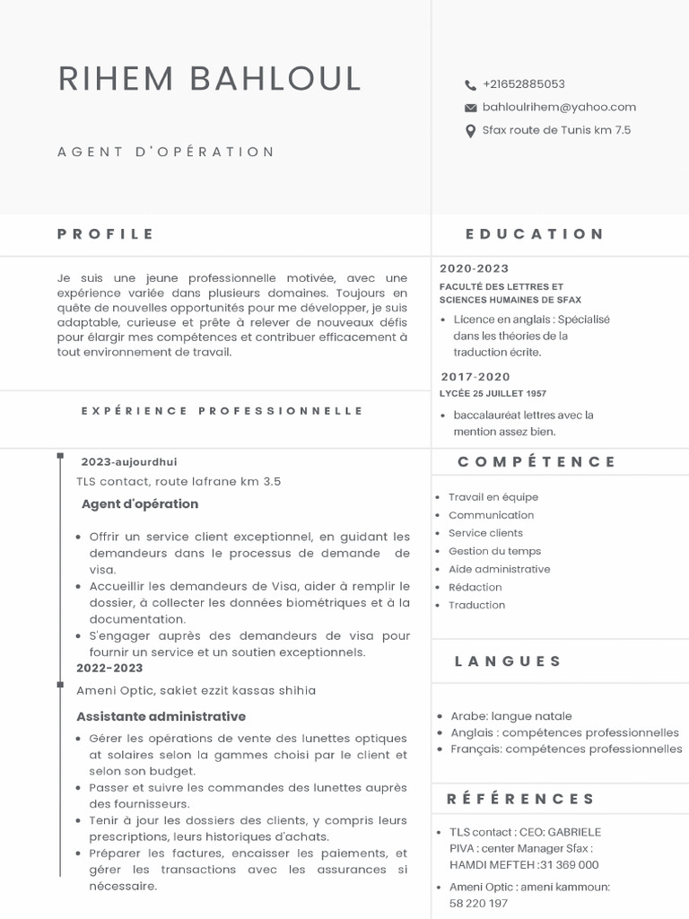 Gray and White Simple Professional Marketing Manager CV Resume_20240814 ...