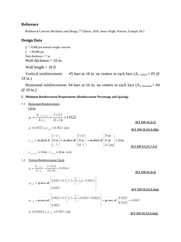 Reference: F ' 4,000 Psi Normal Weight Concrete F | PDF