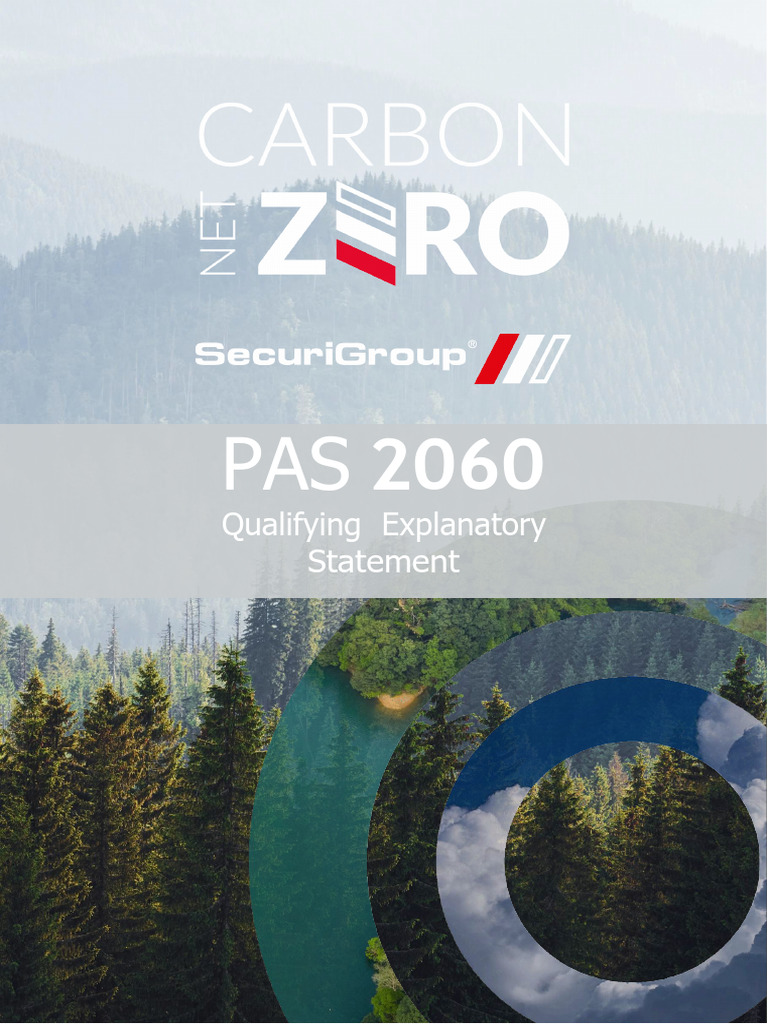 SecuriGroup-PAS 2060 Qualifying Explanatory Statement FINAL | PDF