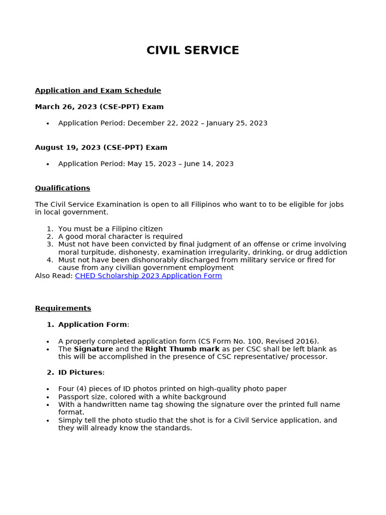 Civil Service 2023 | PDF | Civil Service | Moral Turpitude
