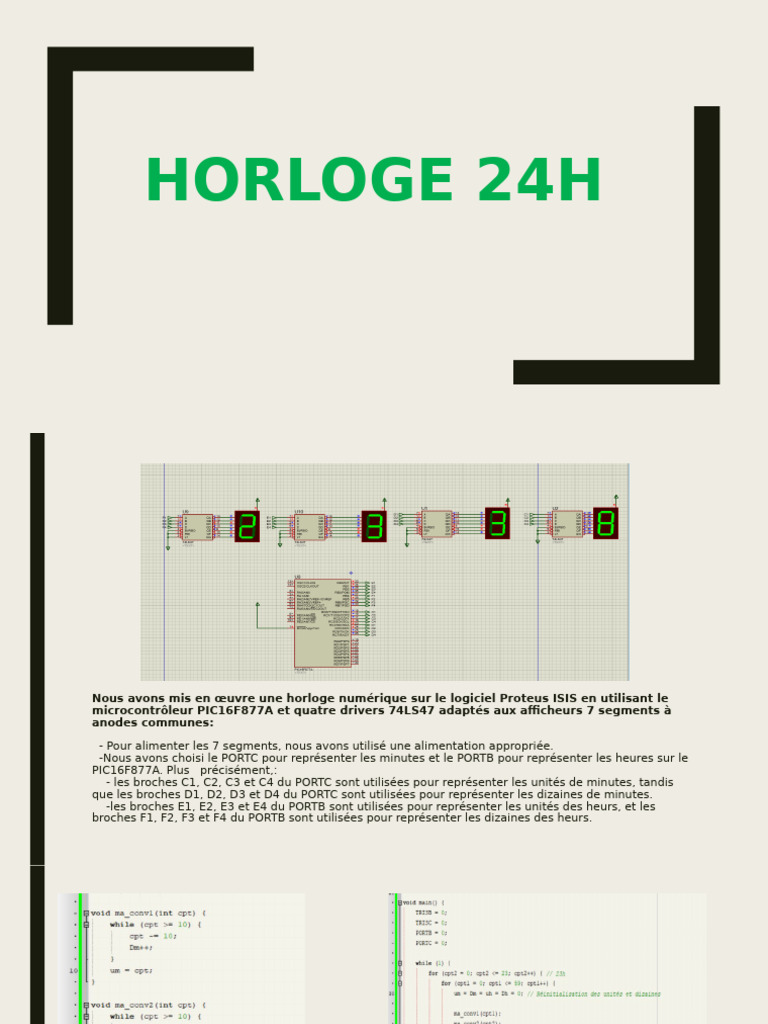 Horloge 24H | PDF