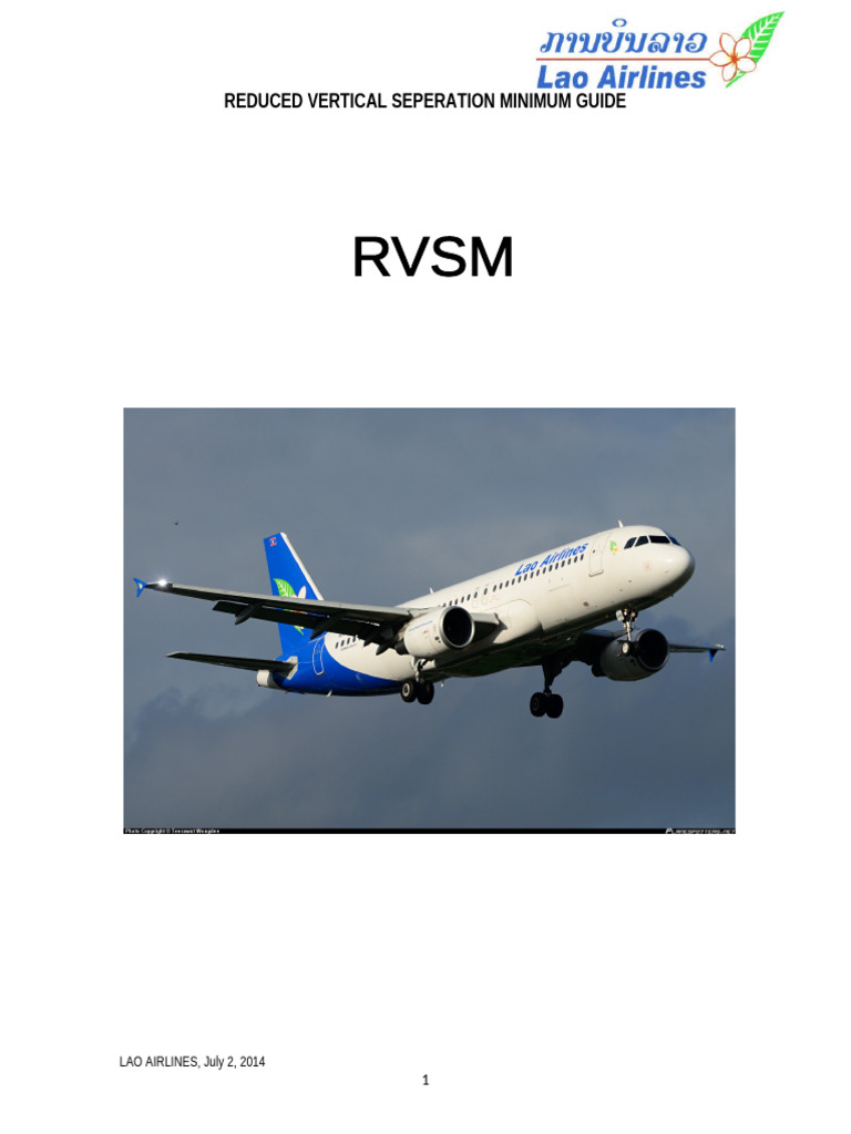 GT4A - RVSM Training Supplement | PDF