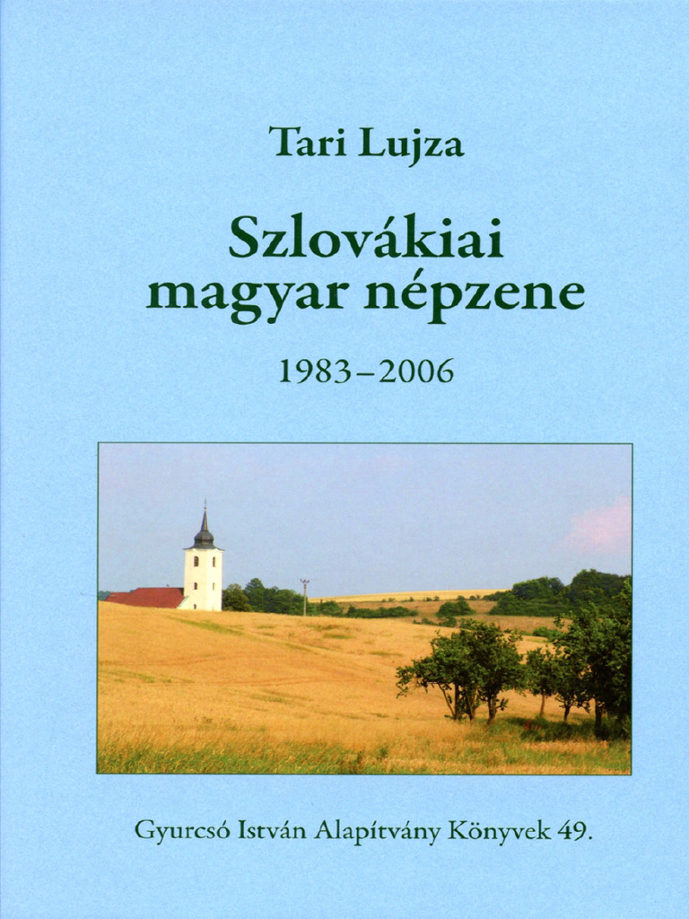 Tari Lujza Szlovakiai Magyar Nepzene | PDF
