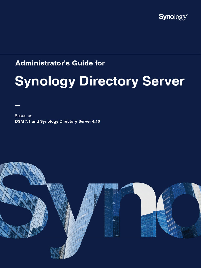 Synology Directory Server Enu | PDF