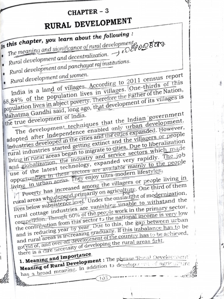 Rural Development | PDF