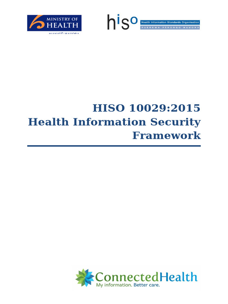 Health Information Security Framework Dec2015 Pdf