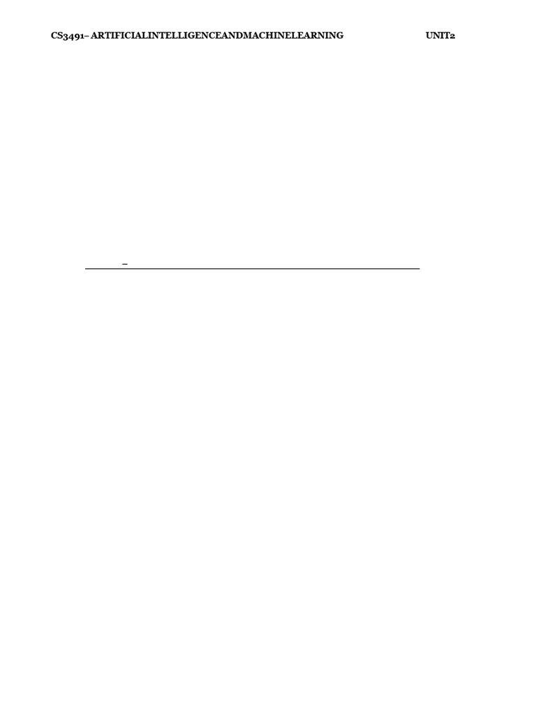 Aiml Unit 2 | PDF