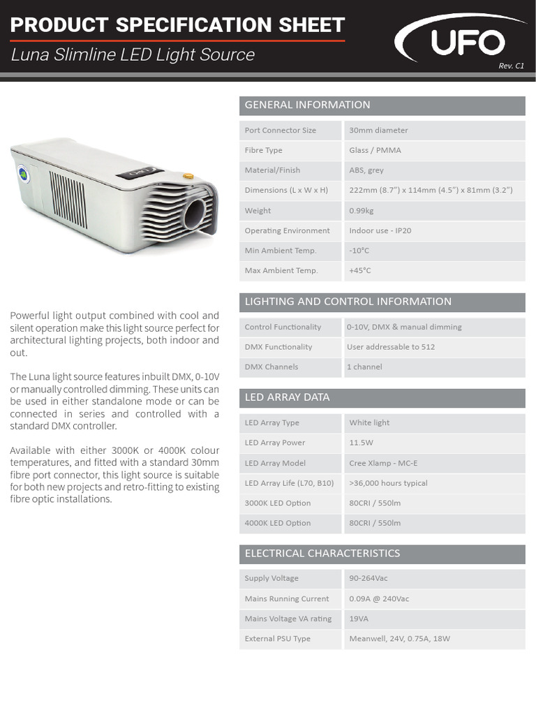 Luna Datasheet | PDF
