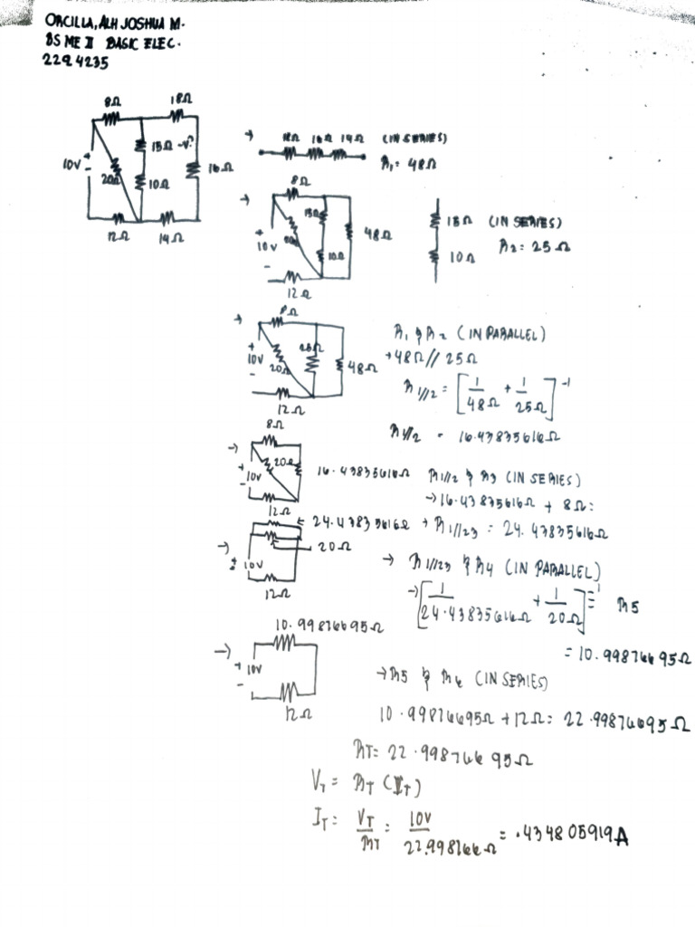 Basic Elec. Assignment | PDF